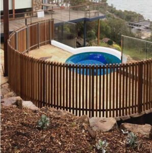 Timber Batten - A New Fence